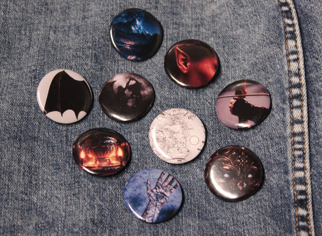 A Court of Thorns and Roses Button Pins, ACOTAR Merch, ACOTAR Sticker ...
