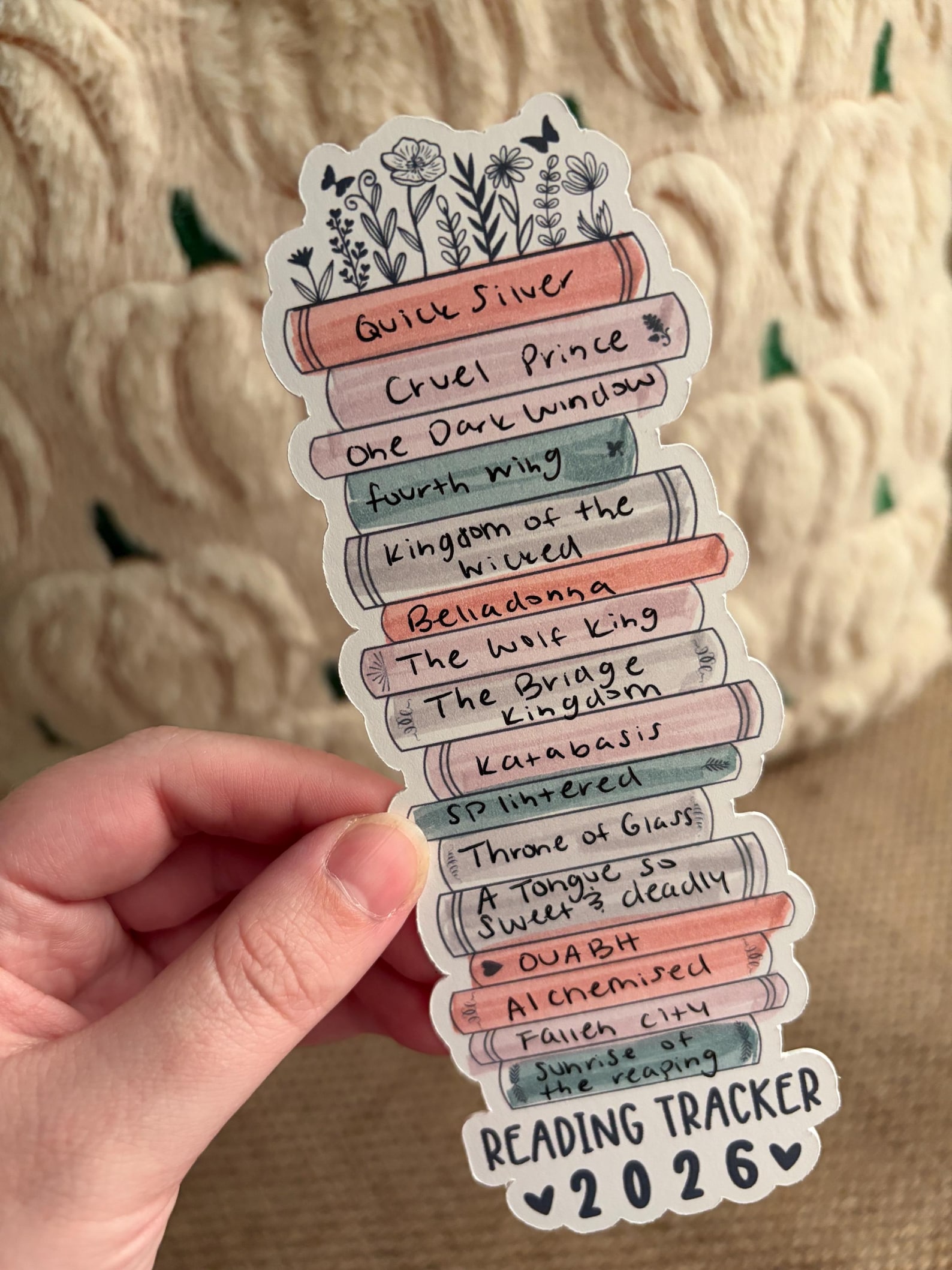 3 Pack 2026 Reading Tracker Bookmarks, New Year’s Bookmarks, Reading ...