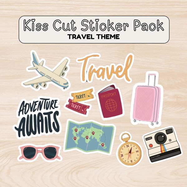 Travel Scrapbooking Stickers - Etsy