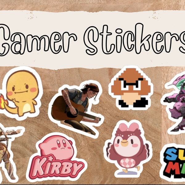 Video Game Assorted Stickers - Etsy