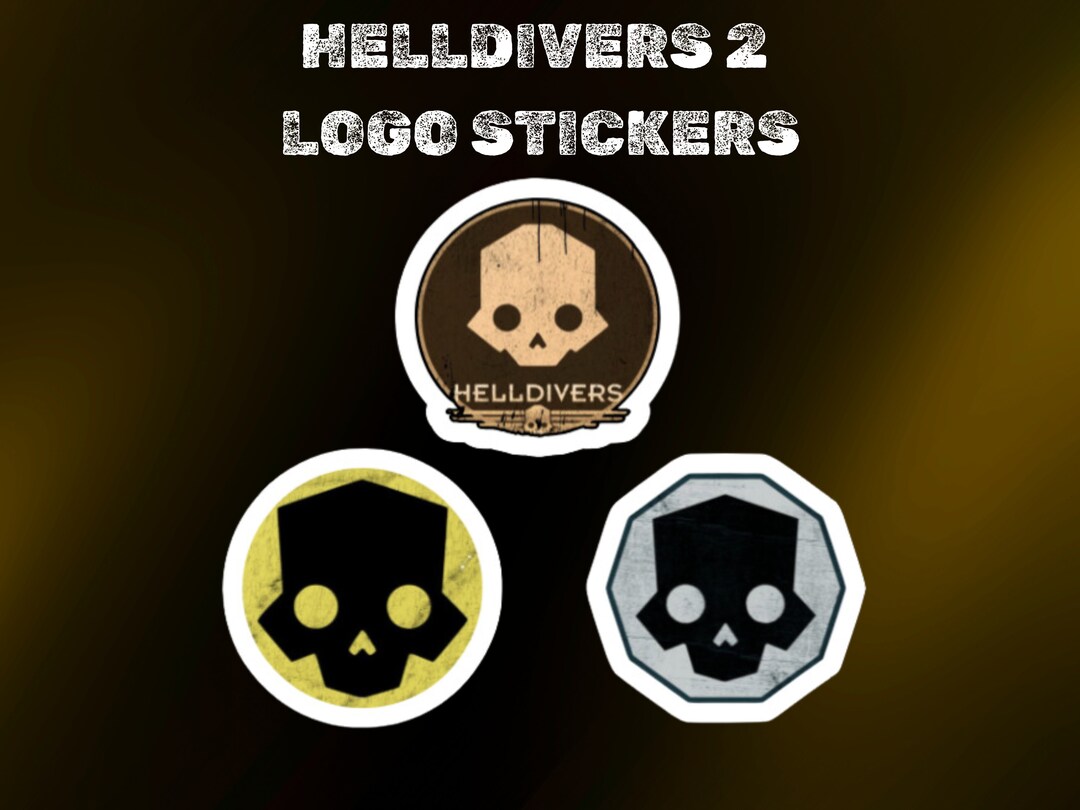 Helldivers 2 Stickers, Helldivers Decals, Game Stickers, Gifts for Him, Helldivers Sticker Pack ...