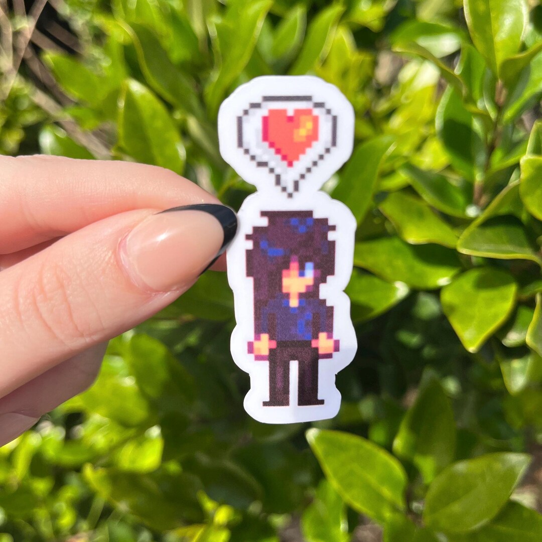 Sebastian Sticker, Stardew Valley Sticker, Gamer Sticker, Cozy Gaming ...