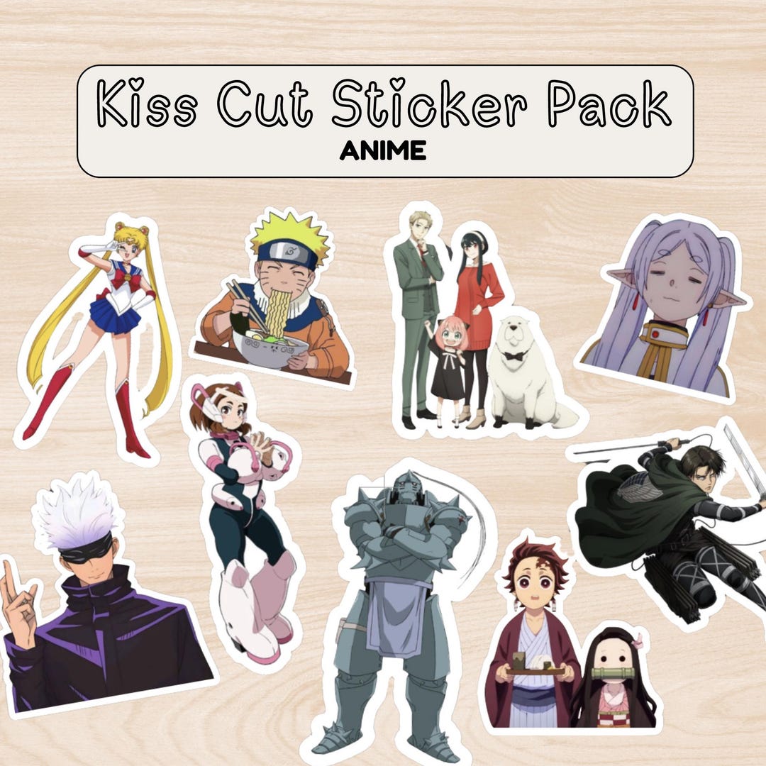 Anime Sticker Pack, Journey Beyond Sticker, Demon Slayer Sticker ...