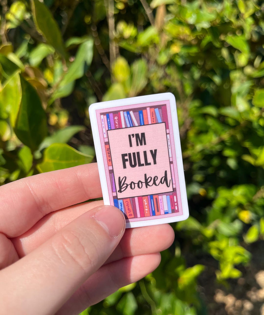 I'm Fully Booked Sticker, Book Sticker, Kindle Sticker, Book Gifts ...