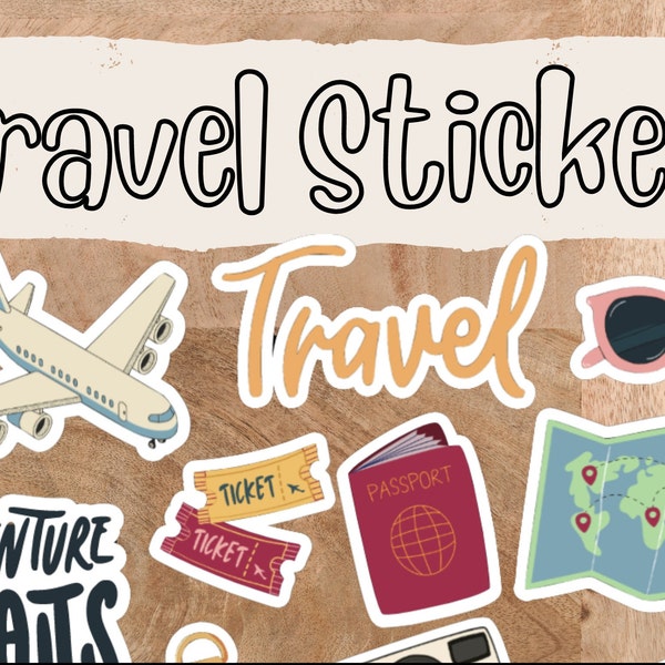 Travel Stickers - Etsy