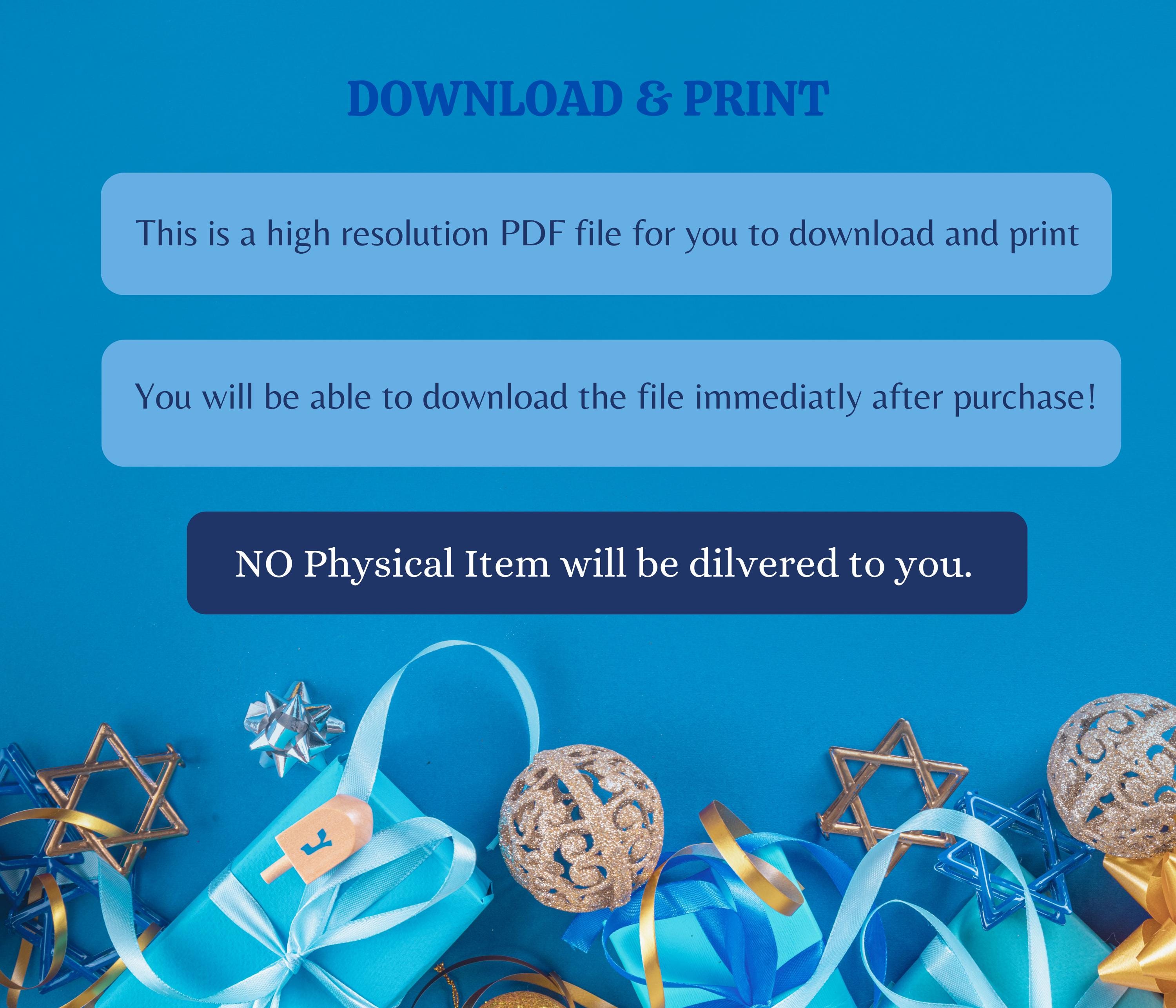 Hanukkah Kids Activity Coloring Sheet Jewish Festival Placemat ...