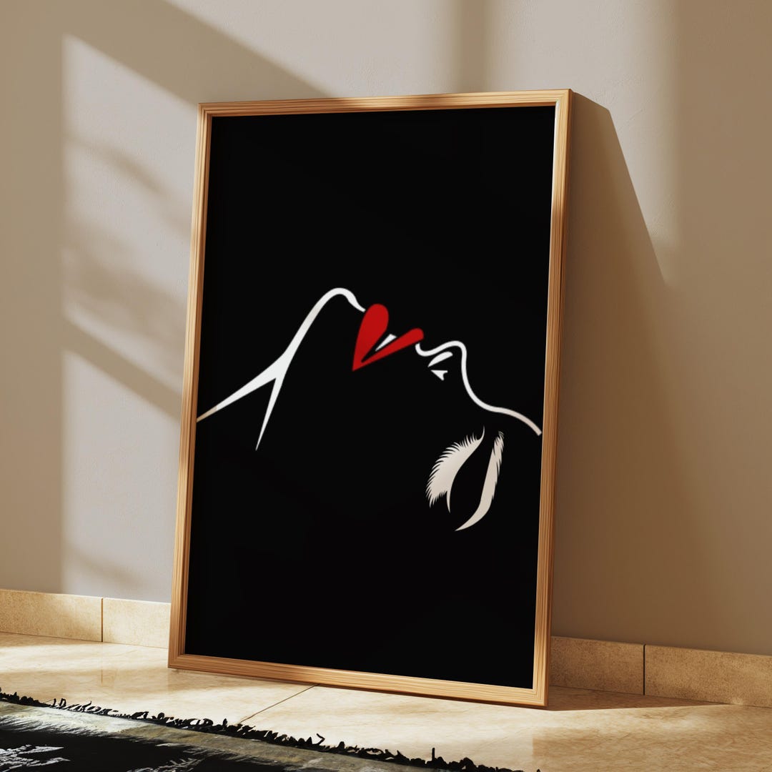 Luxury Vintage Glamour, Printable Black & White Poster Print, Feminine ...