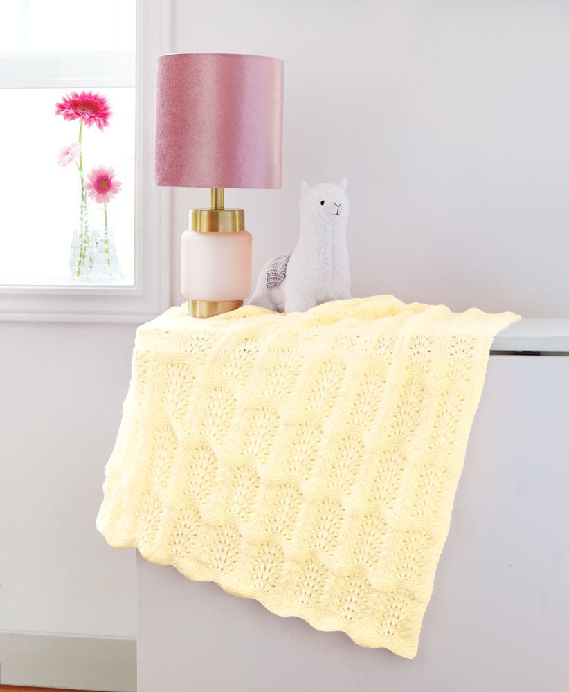 Feather & Fan Baby Blanket Pattern - Etsy