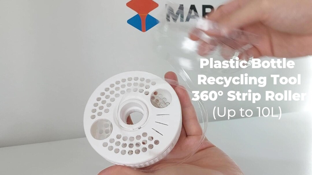 Plastic Bottle Recycling Tool | 360 Strip Roller up to 10L - Etsy