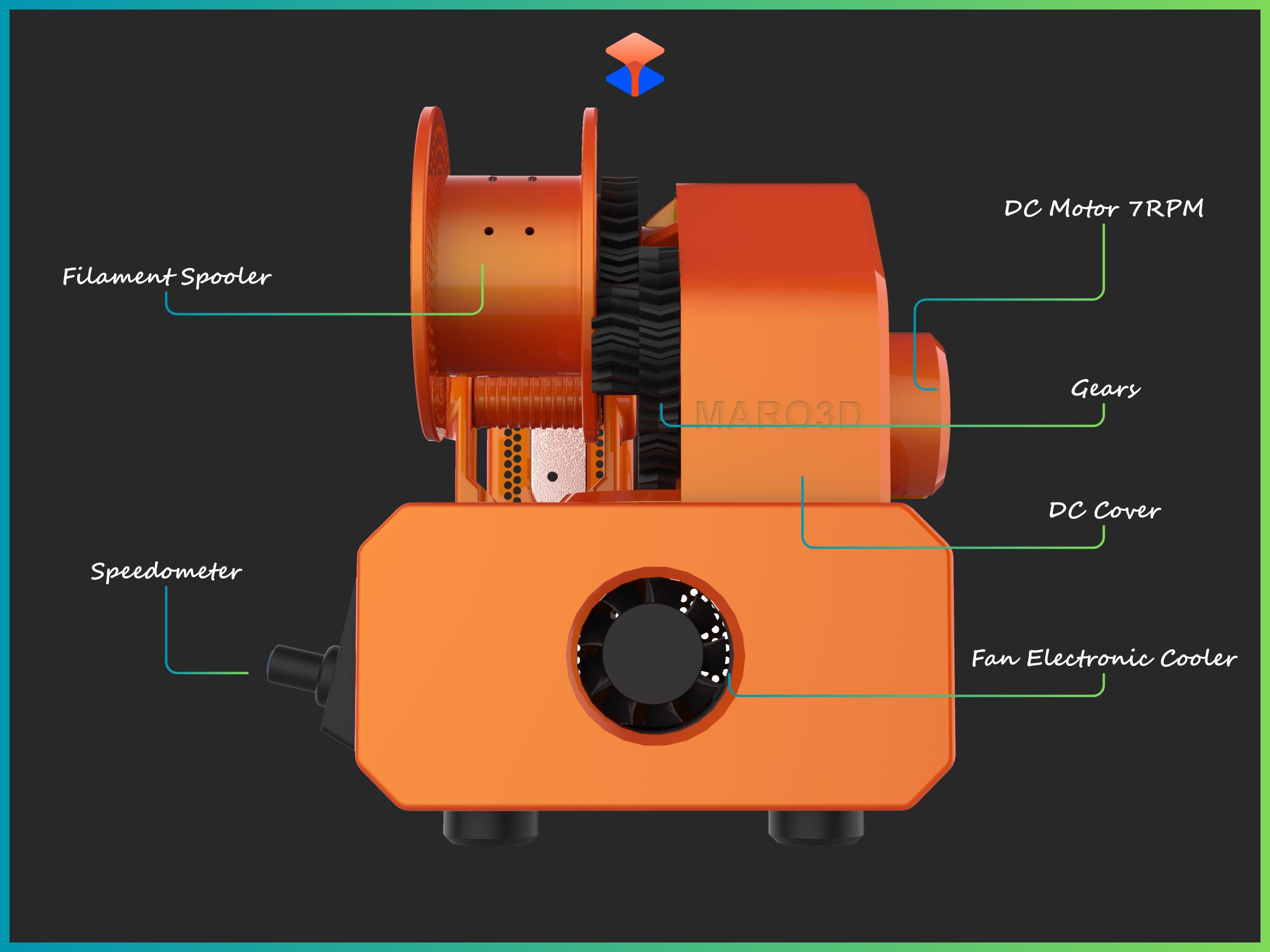 PET M1 Filament Maker - Recycle Plastic Bottles Into 3D Printing Filament | DIY Filament ...