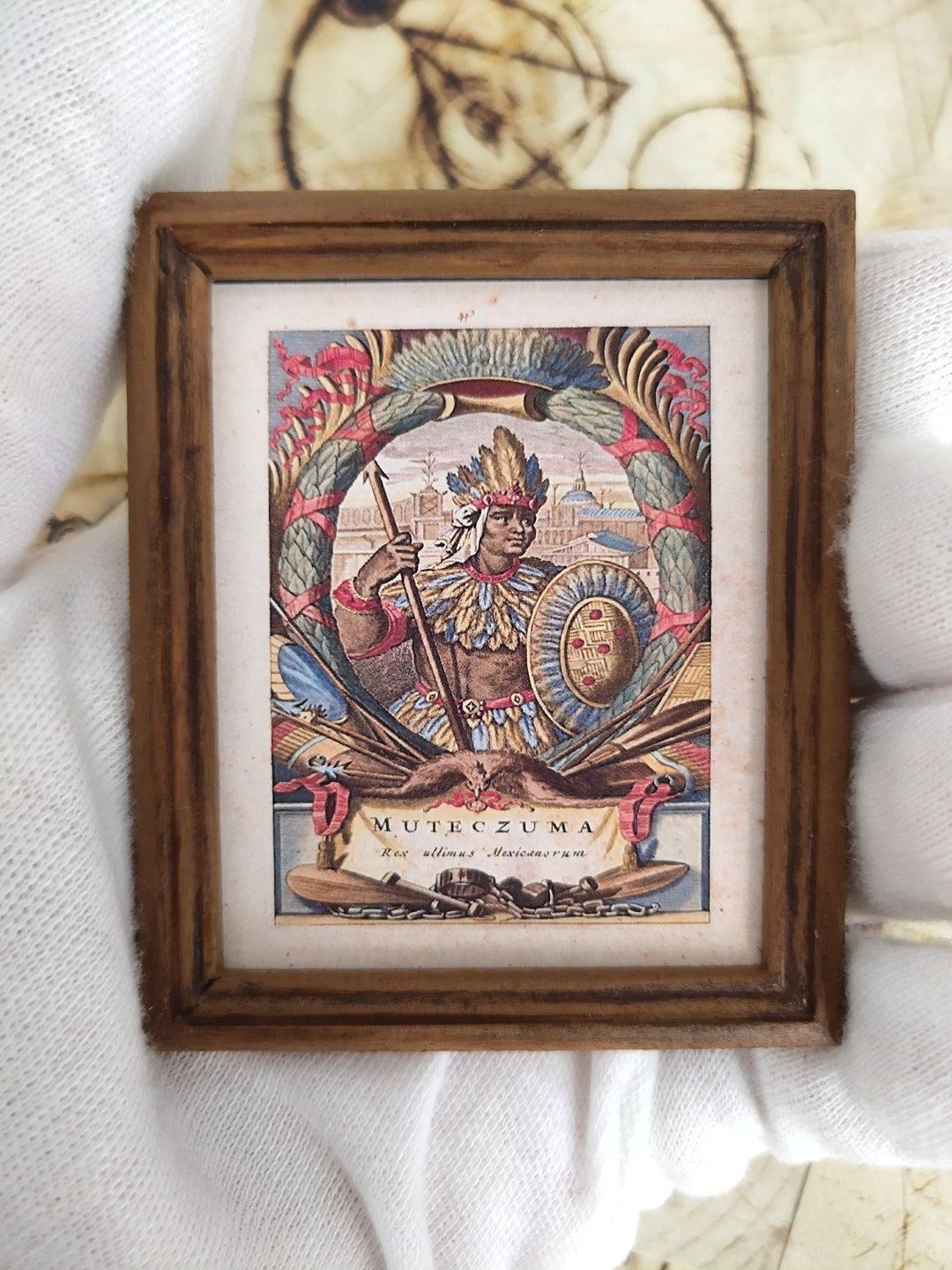 Mini 【priestess of Mutek Zuma】handmade Vintage Photo Frames, Miniature ...