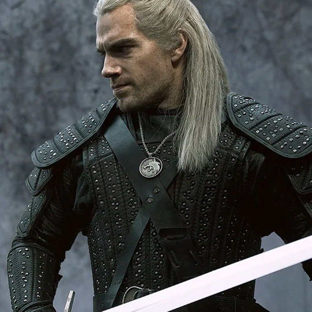 Geralt of Rivia the Witcher Necklace Collar Medallion Chain - Etsy UK