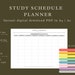 Printable Study Schedule Planner (8 Colours) | Revision Weekly ...