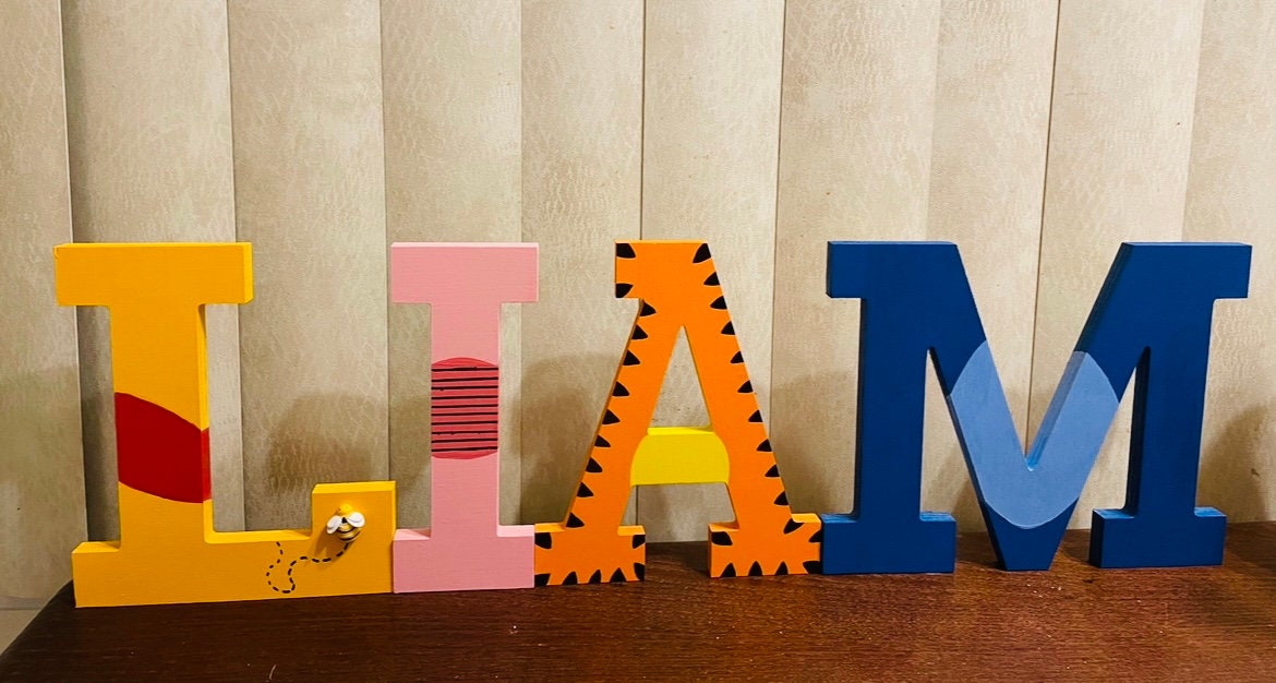Winnie the Pooh Theme Letters - Etsy