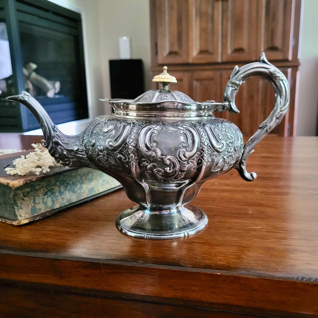 Beautiful Teapot, Victorian Teapot, Silver Teapot, Antique Teapot ...