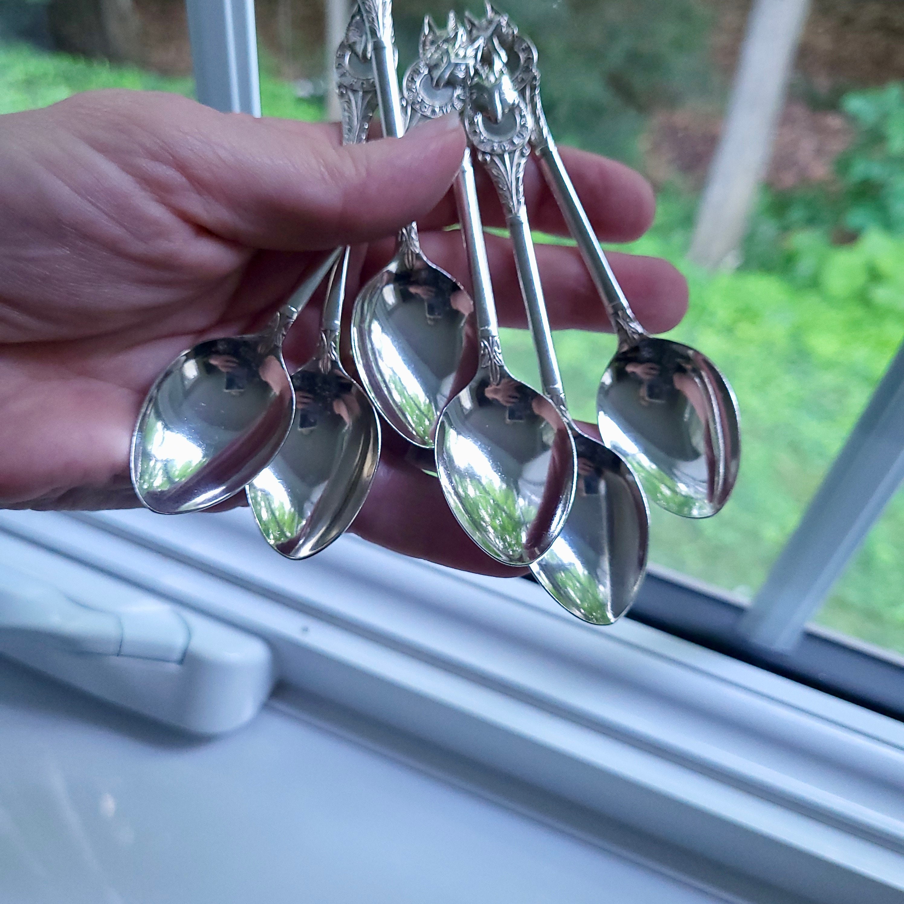 Boyscouts, 6 Boy Scout Spoons, Baden Powell, RARITY, Half Spoons ...