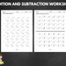 Math Practice Worksheets for Grade 1, Addition and Subtraction ...