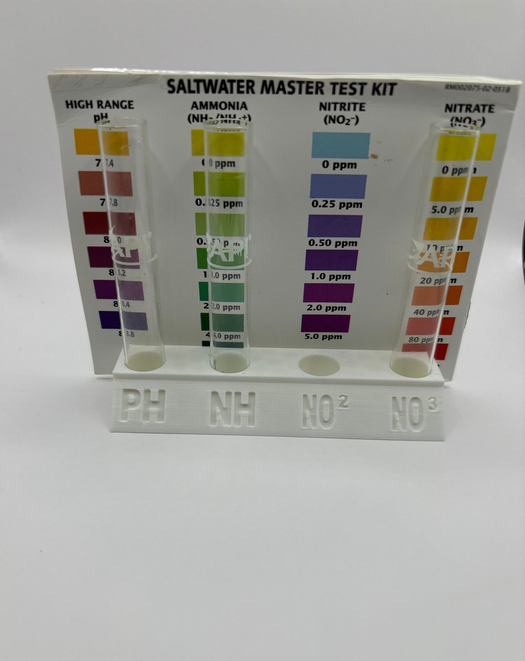 API Aquarium Water Test Kit Tube and Reference Card Holder - Etsy