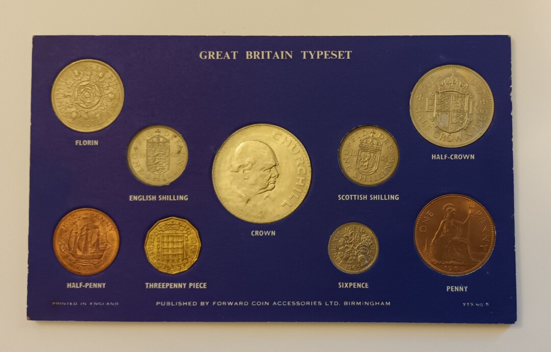E II R 1965 Coinage of Great Britain Set - Etsy