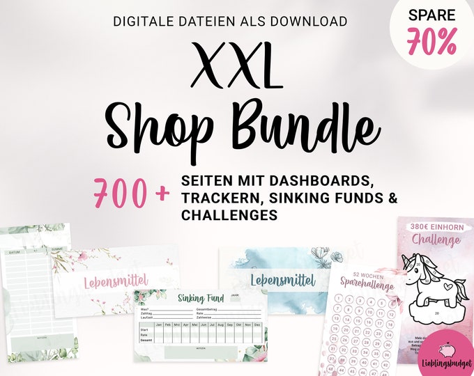 Budget Planer deutsch Starter Set XXL STARTER SET Umschlagmethode- A6 ...