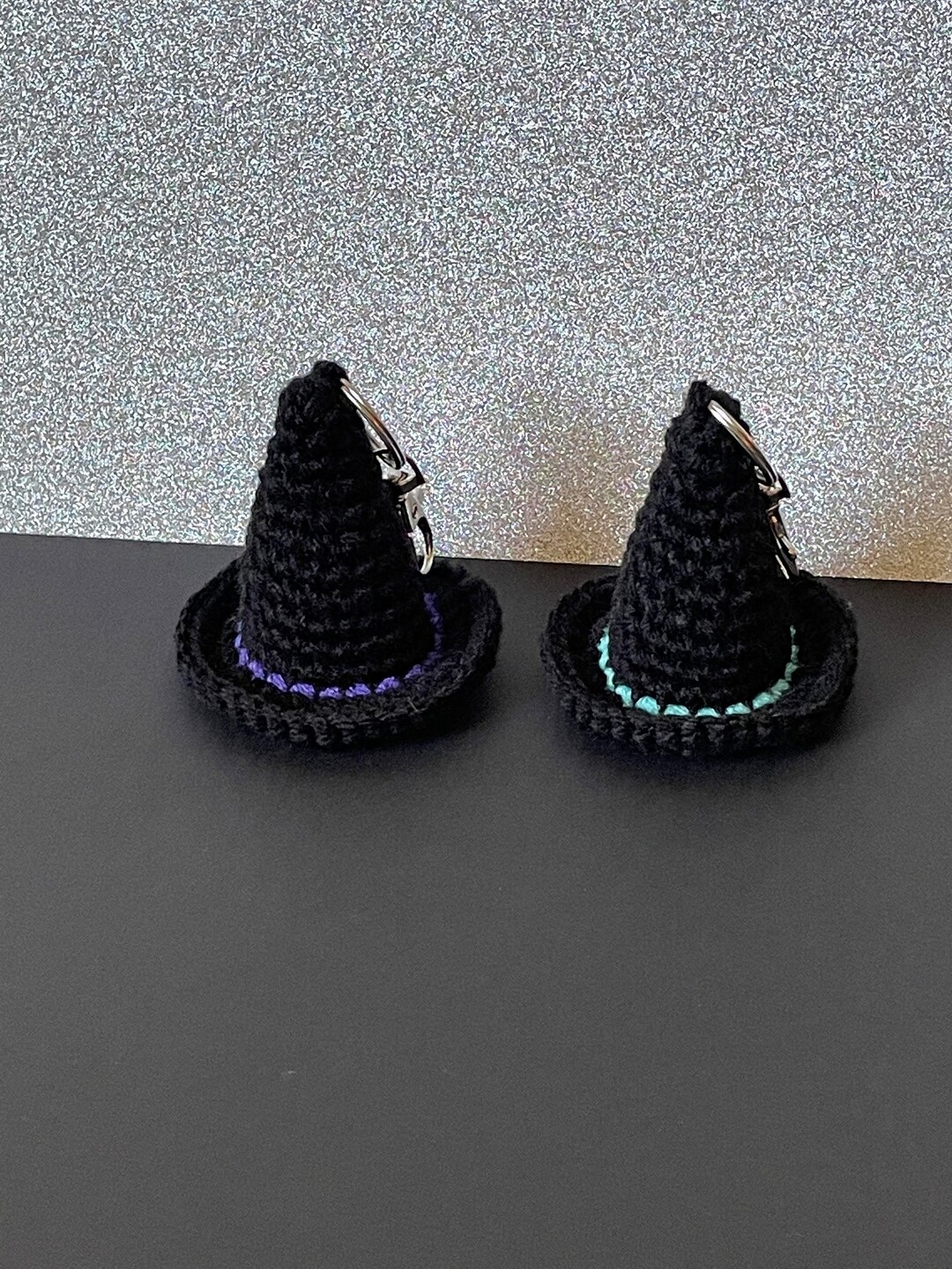 Witch Hat Keychain - Etsy
