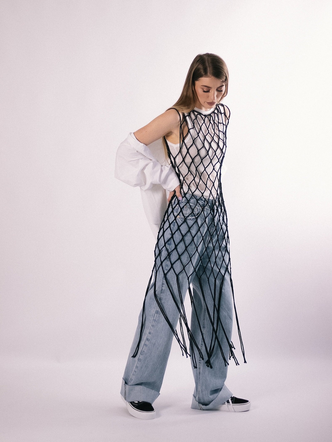 Macrame Dress, Crochet Dress, Boho Dress, Lace Dress, Beach Wedding ...