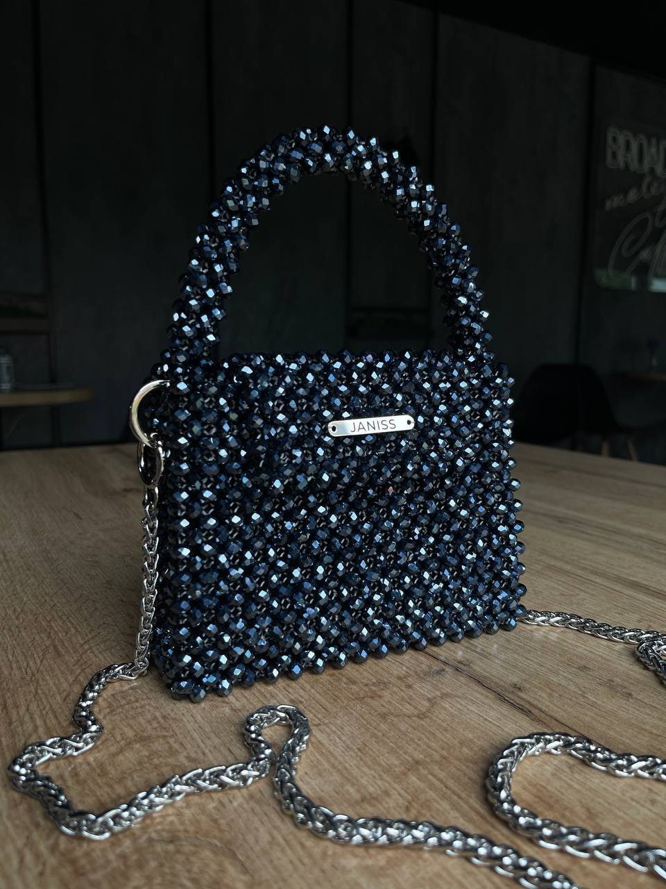 Crystal Bag, Black Crystal Bag, Silver Bag, Evening Bag, Bright Bag ...