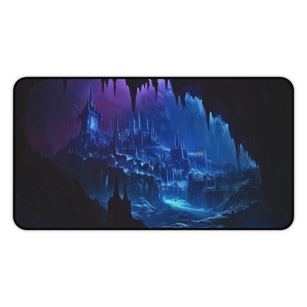 Drow House Gaming Desk Mat drow City, Underdark, D&D - Etsy