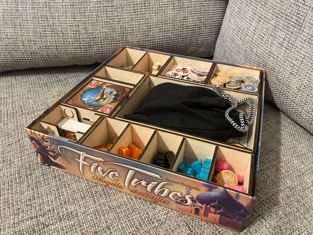 Five Tribes - Board Game Insert - Lasercut Plans (digital Files) - Etsy