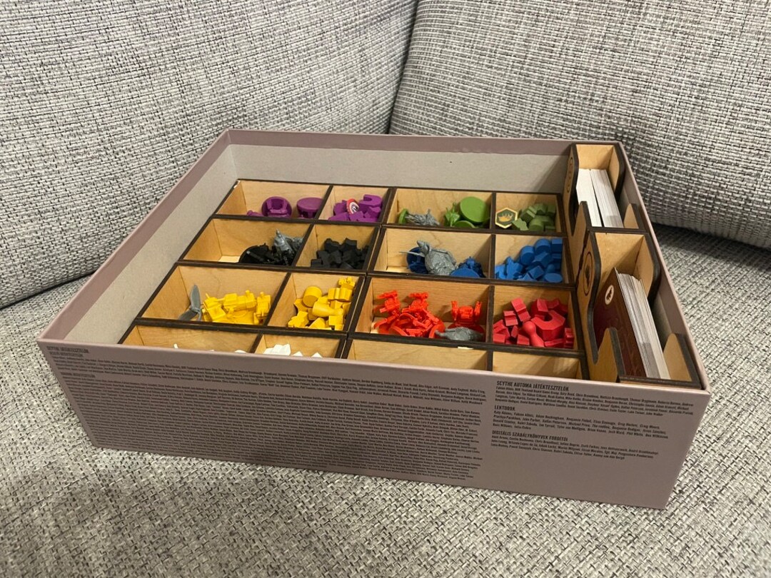 Scythe - Board Game Insert - Lasercut Plans (digital Files) - Etsy