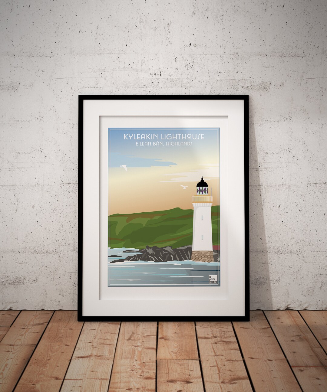 Kyleakin Lighthouse Lighthouse Poster, Eilean Ban Island, Highlands ...