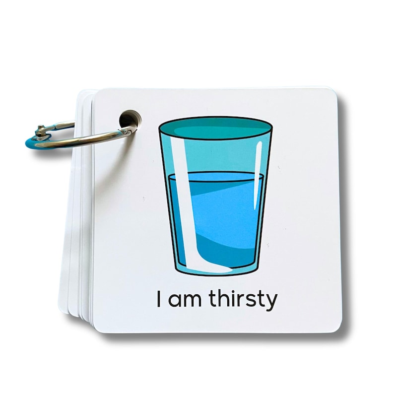 Plastic-60 PECS Communication Cards, Non Verbal Speech Therapy, Autism ...