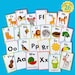 English Alphabet Flash Cards, Educational, Uppercase Lowercase ABC ...