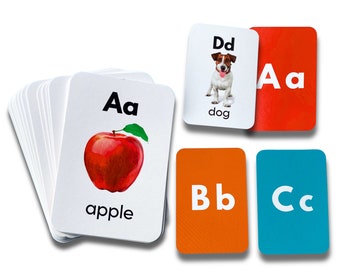 ABC Alphabet Flash Card Physical Cards Class Pack Education Supplies ...
