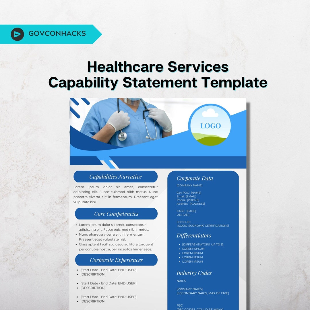 Blue White Healthcare Professional Healthcare Staffing Federal ...