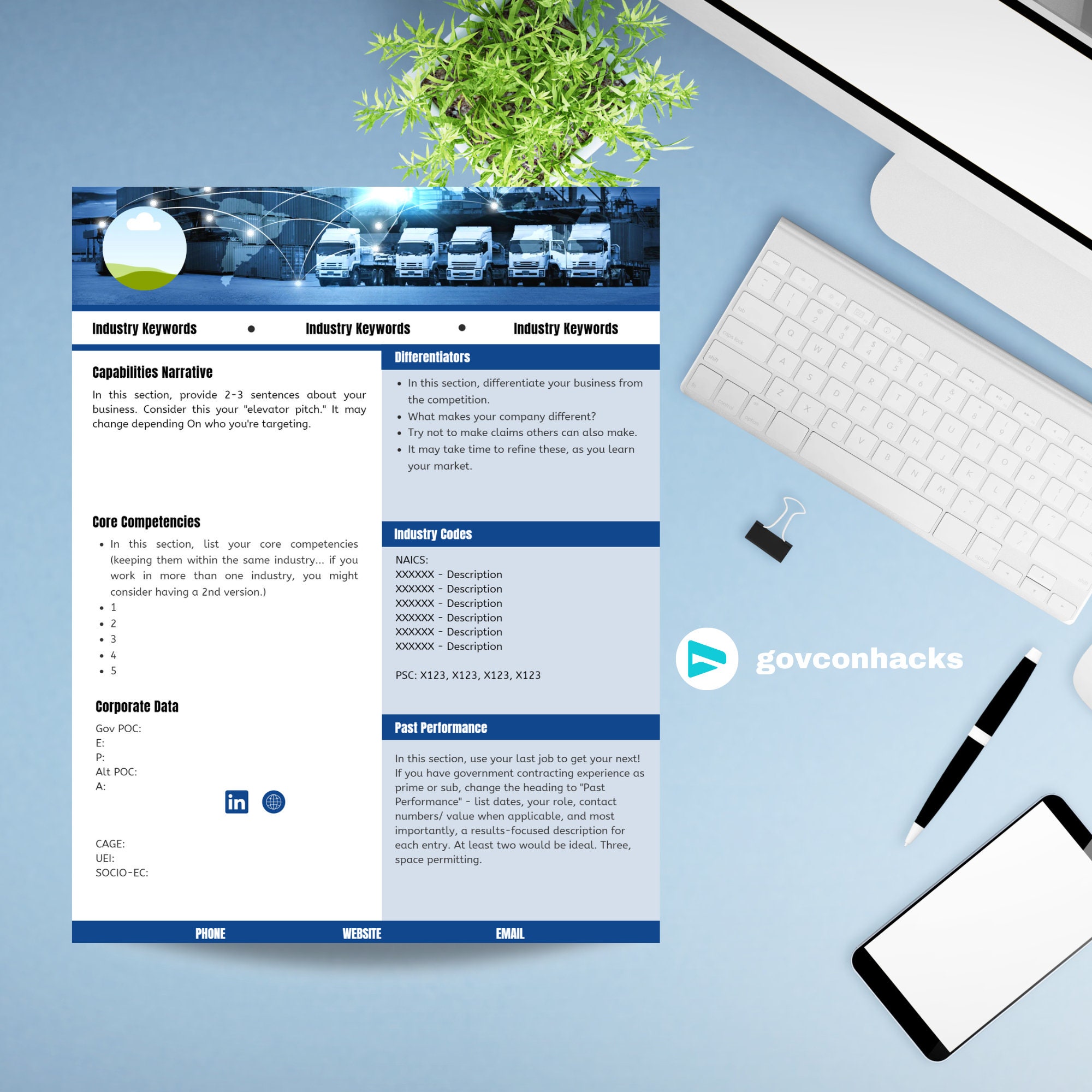 Professional Transportation Logistics Trucking Freight Capability ...