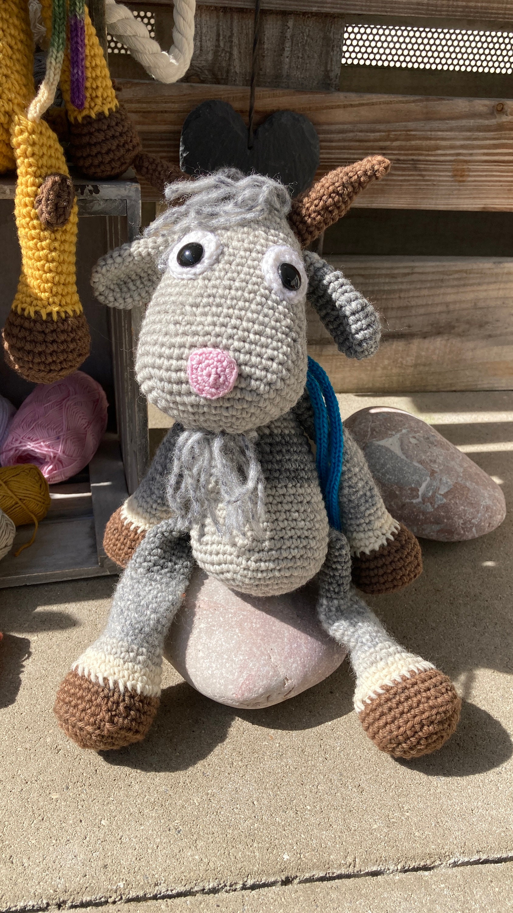 Ziegenbert Goat Cuddly Toy Amigurumi Baby Toy Children's Toy Handmade ...