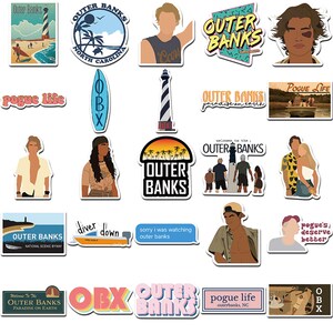 100pcs TV Outer Banks Stickers,decorative Stickers,waterproof Laptop ...