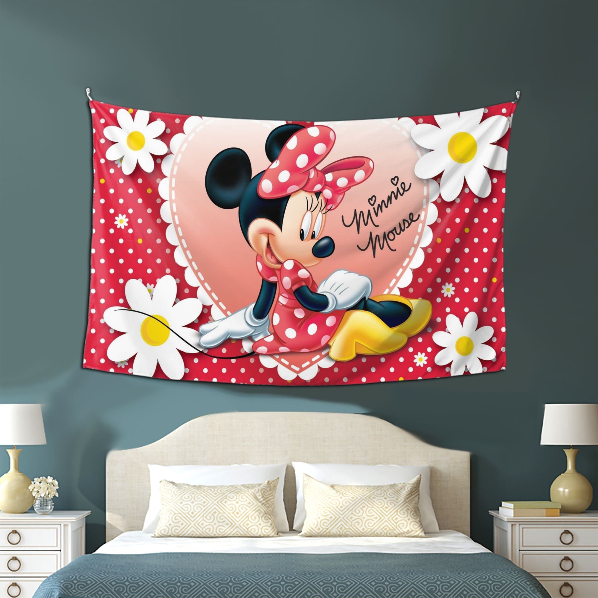 Minnie Mouse Tapestries Custom Backdrop Personalize Wedding - Etsy