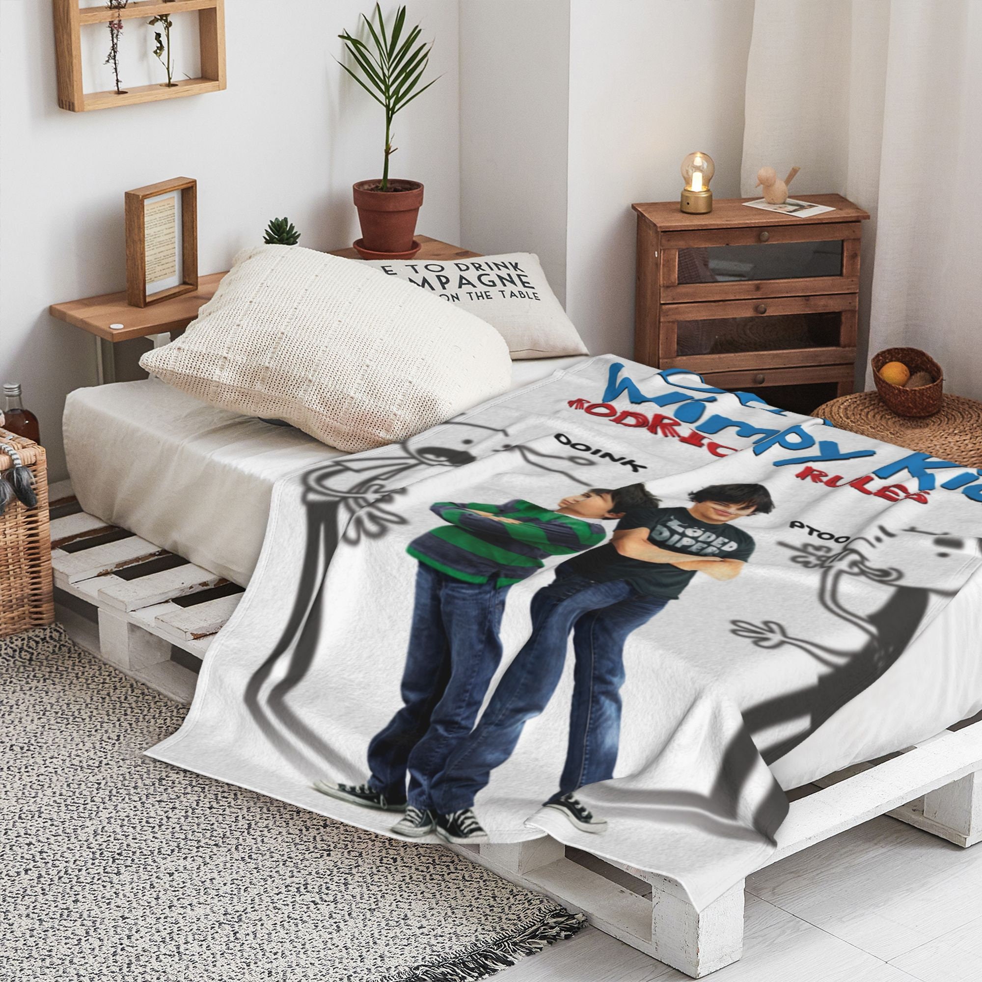 Custom Name Diary of A Wimpy Kid Blanket Soft Gift Blanket - Etsy