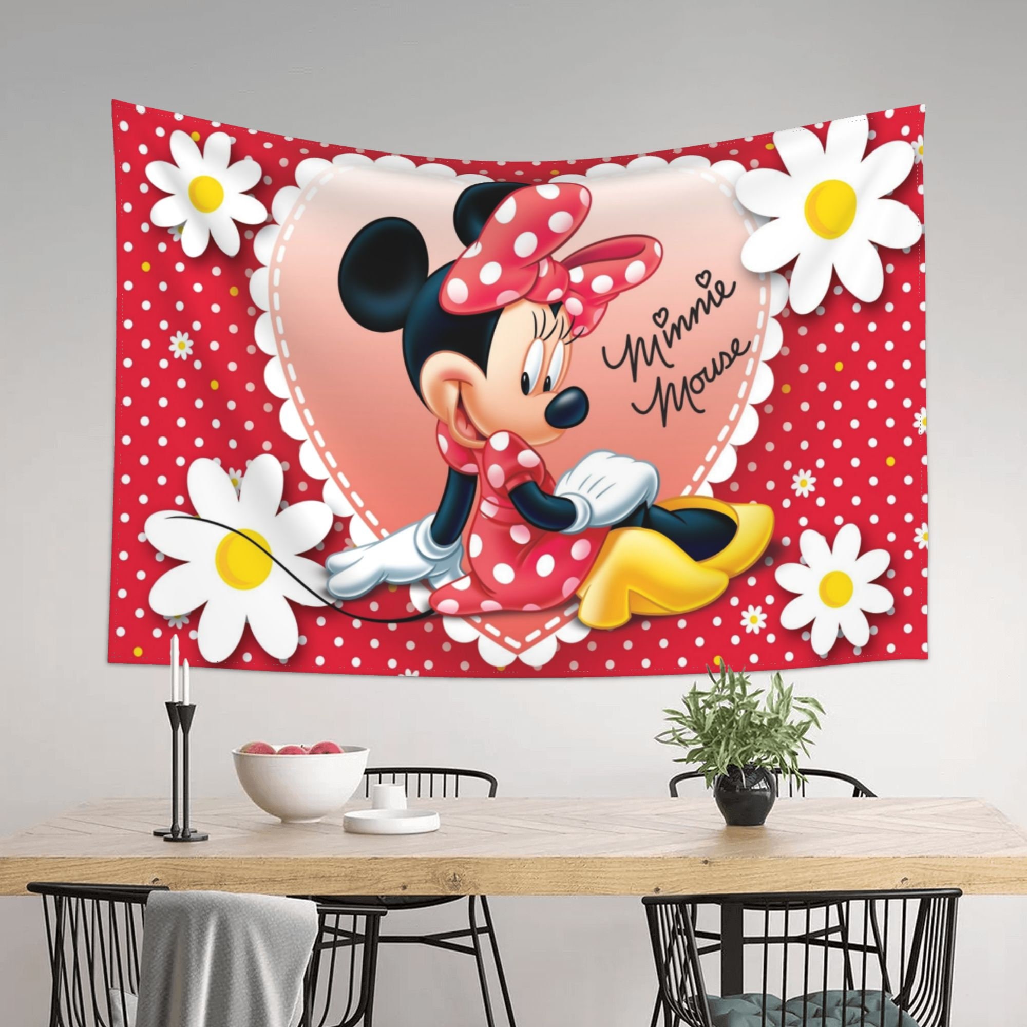 Minnie Mouse Tapestries Custom Backdrop Personalize Wedding - Etsy