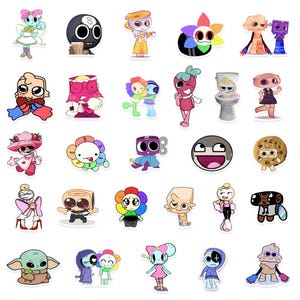 100pcs Dandy's World Stickers,decorative Stickers,waterproof Laptop ...