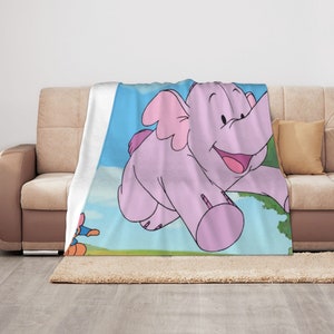 Custom Name Disney Lumpy Blanket Soft Gift Blanket Home Decoration Sofa ...