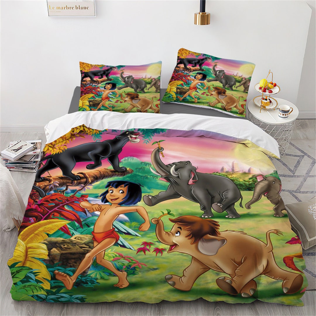 Disney the Jungle Book Three Piece Bedding Set Comfortable and - Etsy