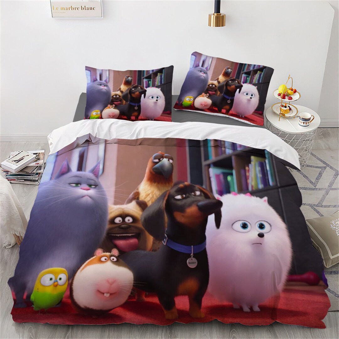 The Secret Life of Pets Three Piece Bedding Set Comfortable and ...