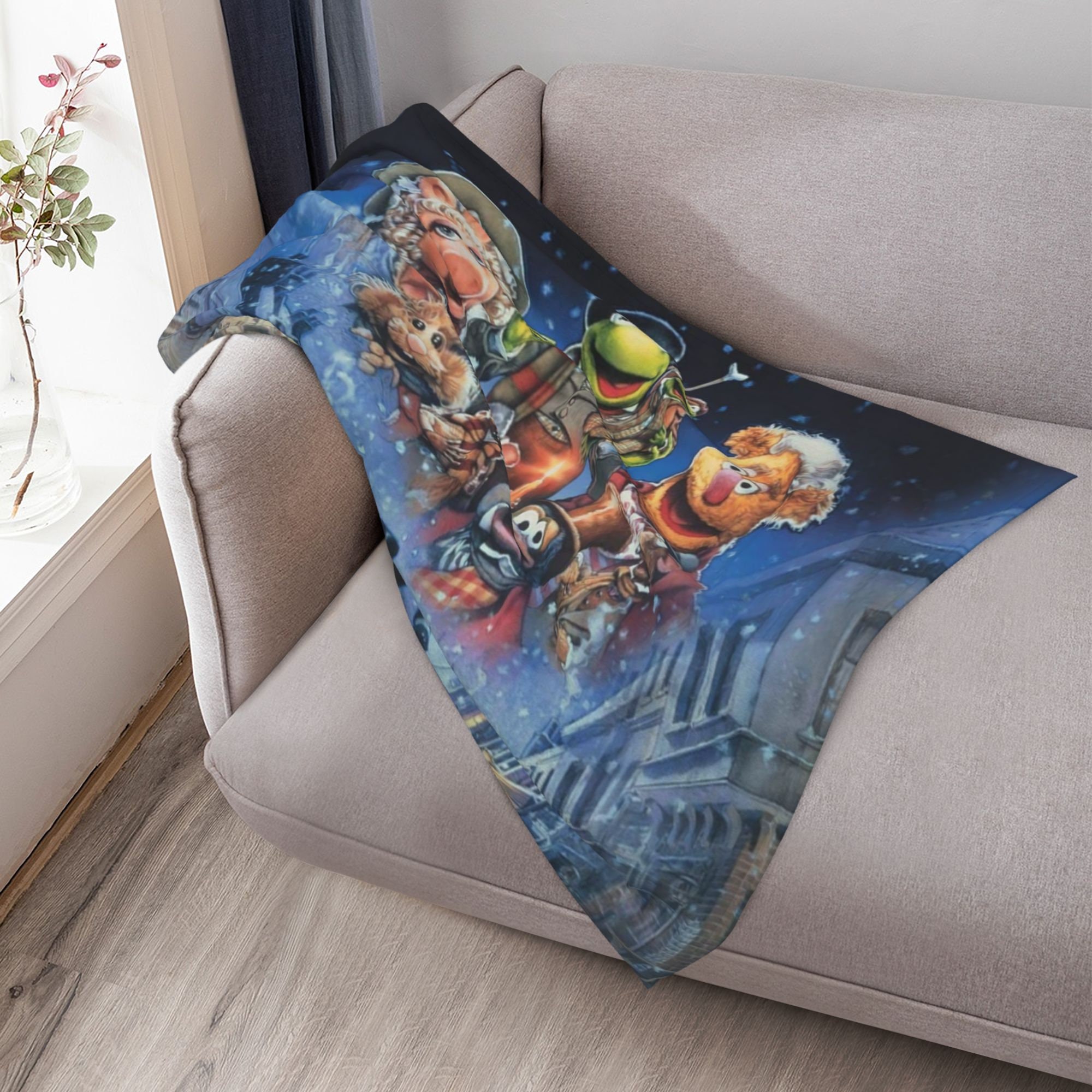 Custom Name Disney the Muppet Christmas Carol Blanket Soft Gift Blanket ...