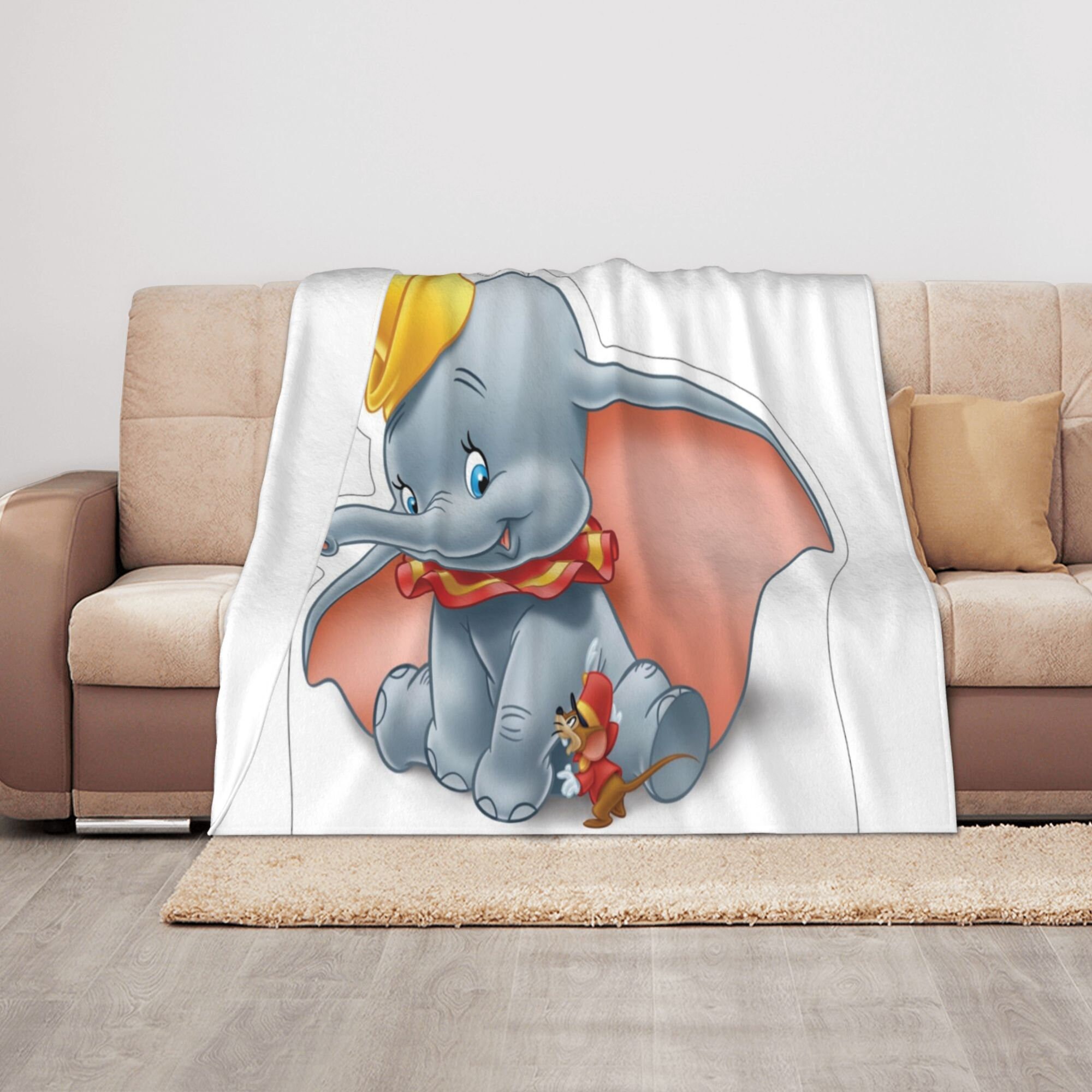 Custom Name Disney Dumbo Blanket Soft Gift Blanket Home - Etsy