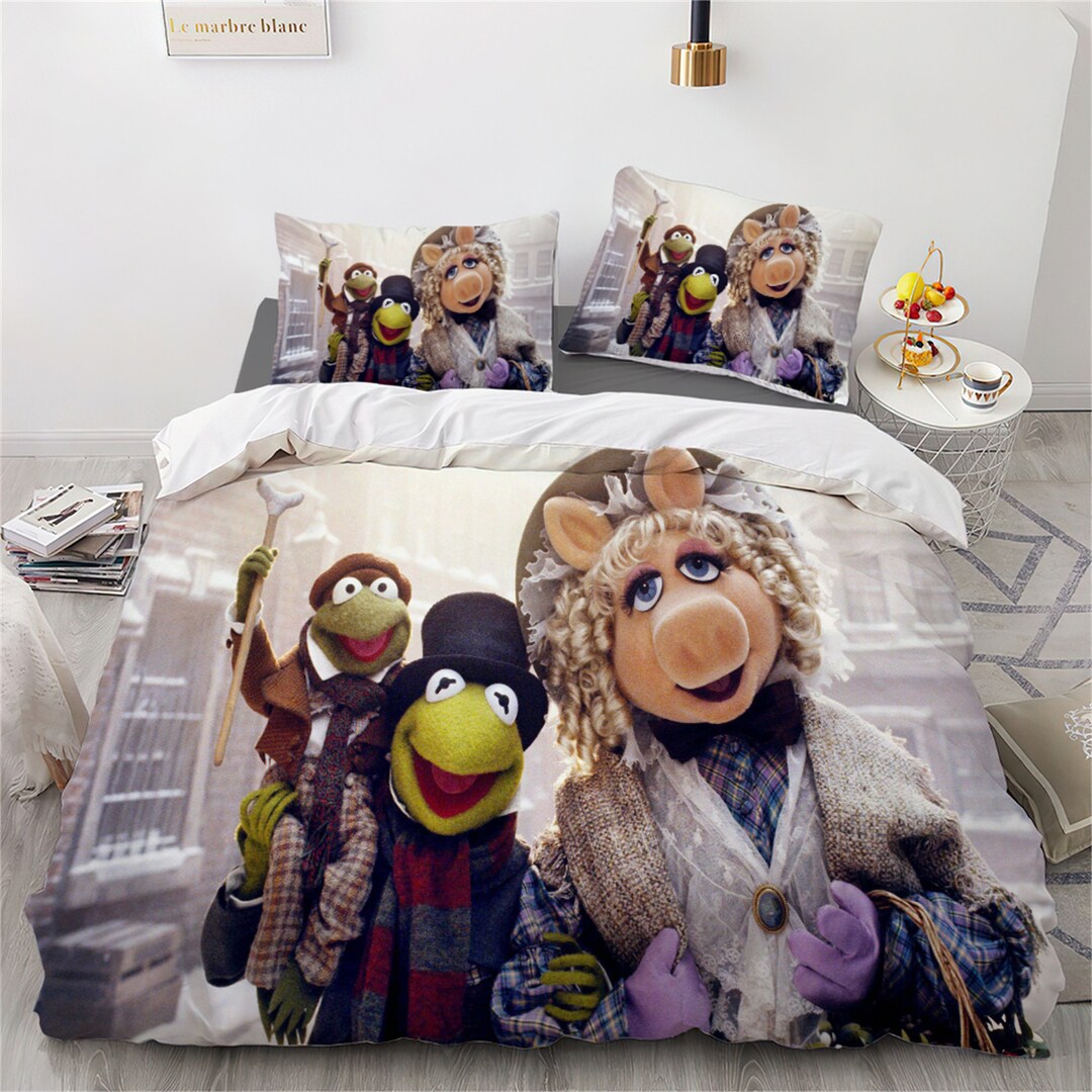 Muppet Christmas Carol Three Piece Bedding Set Comfortable and ...