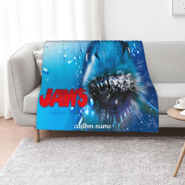 Jaws Blanket - Etsy