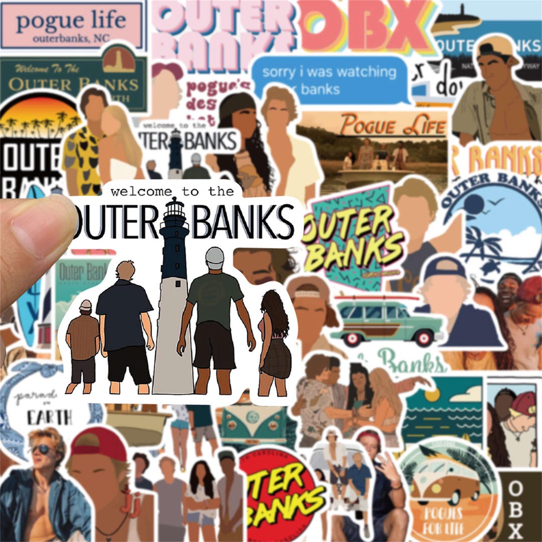 100pcs TV Outer Banks Stickers,decorative Stickers,waterproof Laptop ...